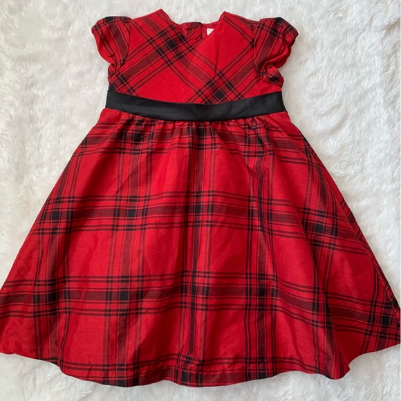 Crazy 8 | Dresses | Red Plaid Girl Dress Perfect For Holidays | Poshmark